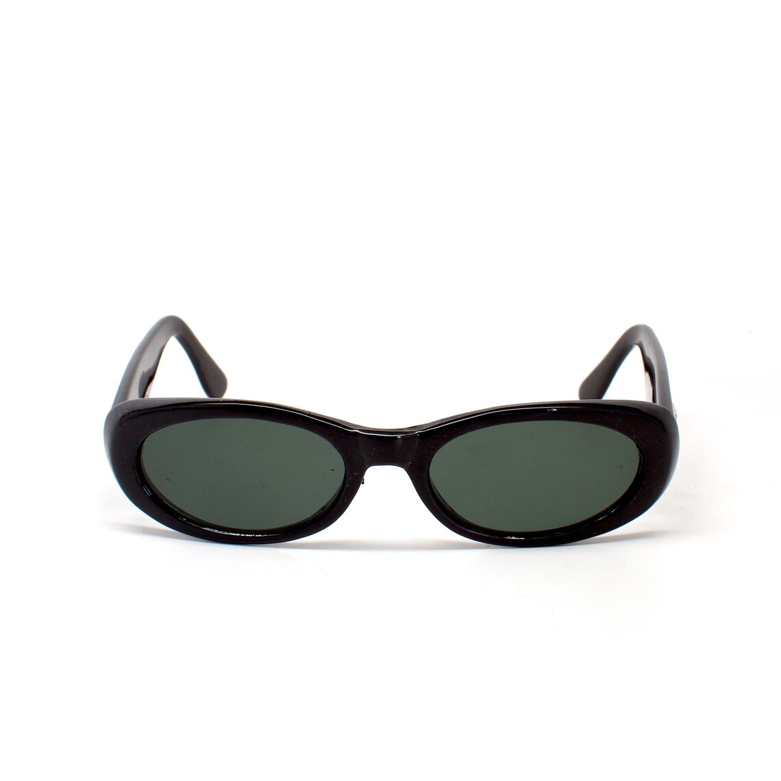 Authentic Vintage 90s Made Oval Frame Black Deadstock - Etsy