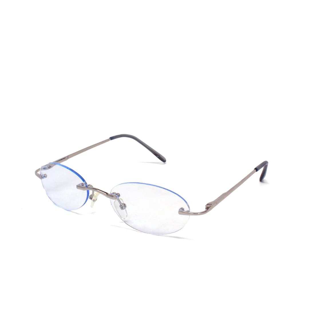 Authentic Vintage 90s Made Light Tint Blue Lens Framless Deadstock ...