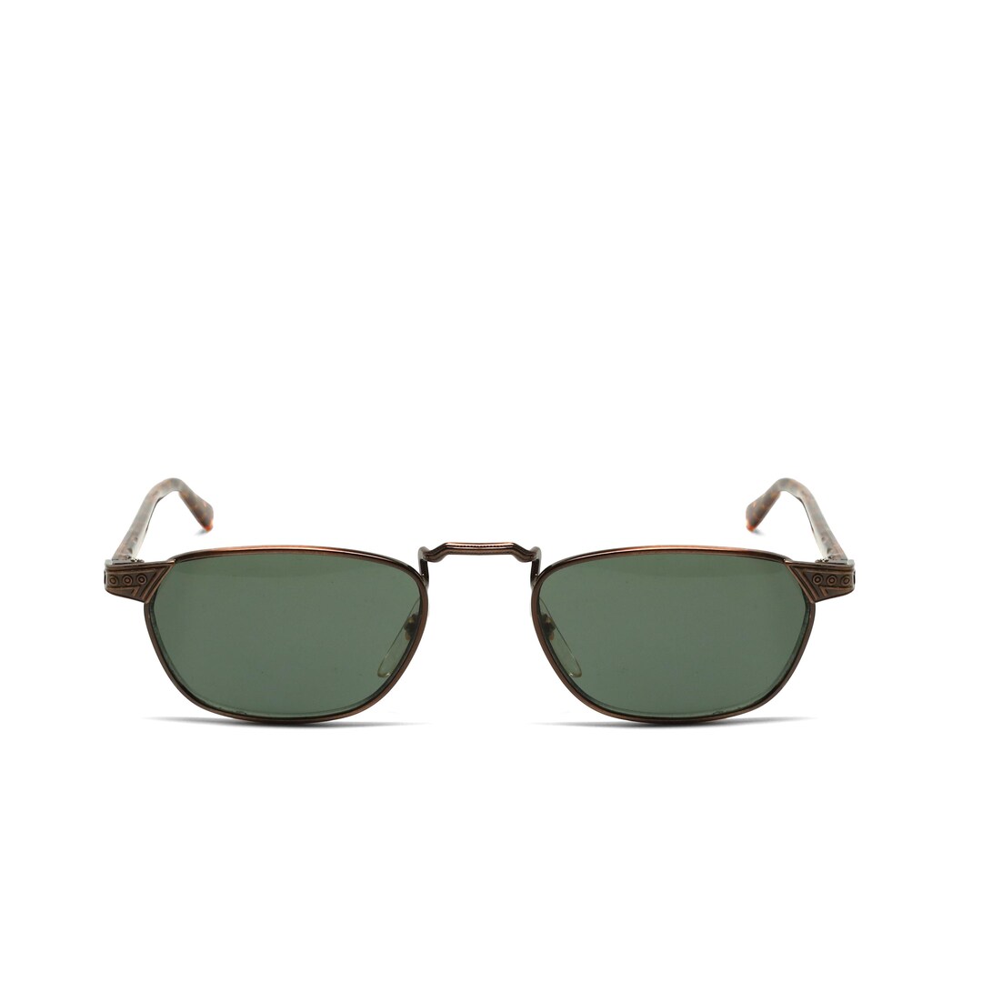 Vintage 90s New Old Stock Tortoise Emerald Wire Frame Vintage ...