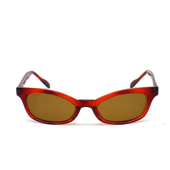 Vintage 90s Deadstock Red Triangle Sunglasses - Gem