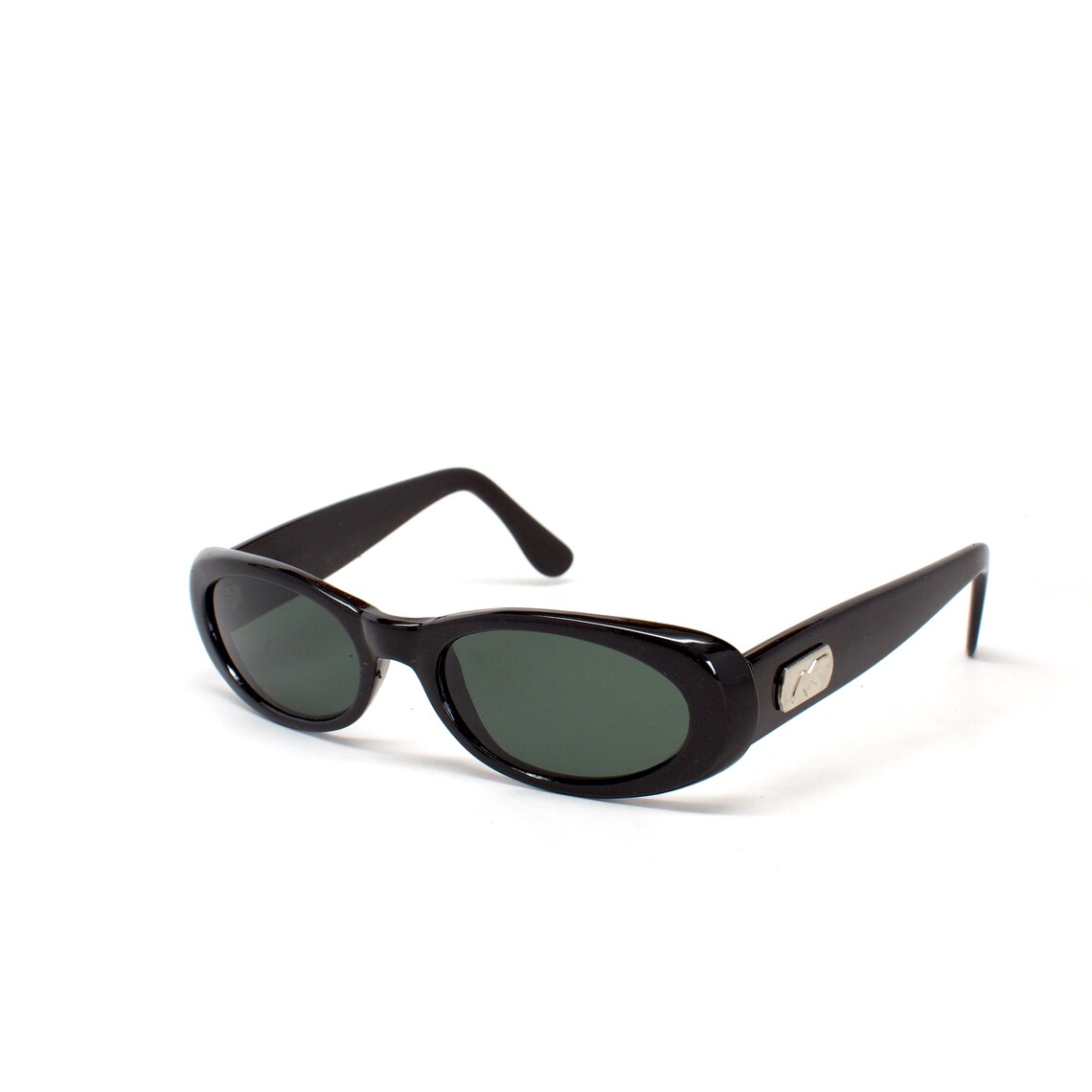 Authentic Vintage 90s Made Oval Frame Black Deadstock - Etsy