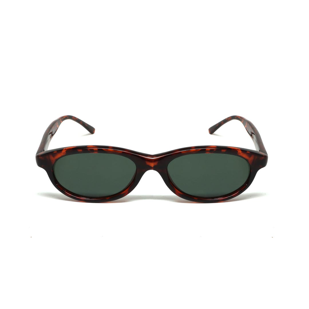 Authentic Vintage 90s Tortoise Rounded Browline Frame Sunglasses - Etsy