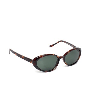 Authentic Vintage 90s Made Tortoise Oval Frame Sunglasses - Etsy