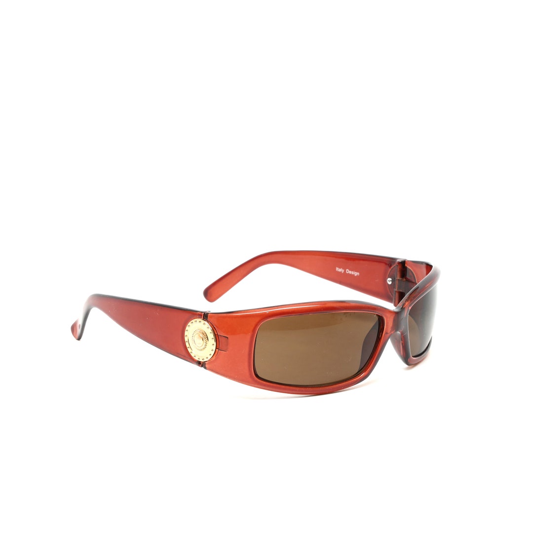 Deluxe True Vintage Late 90s Early Y2k Red Oversized Wraparound ...
