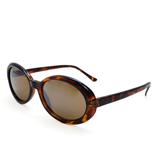 Vintage 90s Minimal Tortoise Shell Oval Sunglasses | Etsy