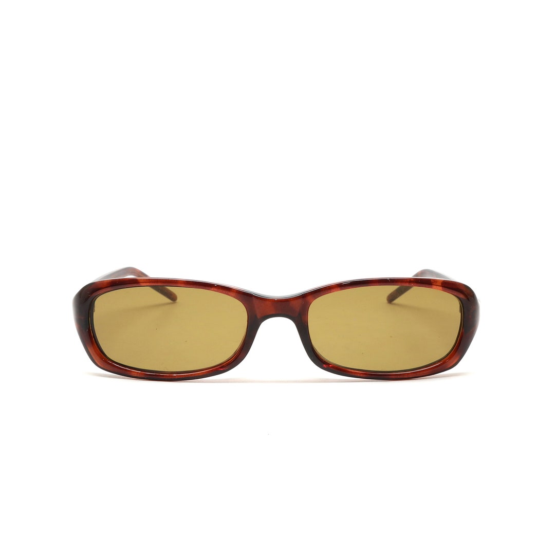 Deluxe Vintage 90s Tortoise Rectangle Frame Deadstock Sunglasses - Etsy