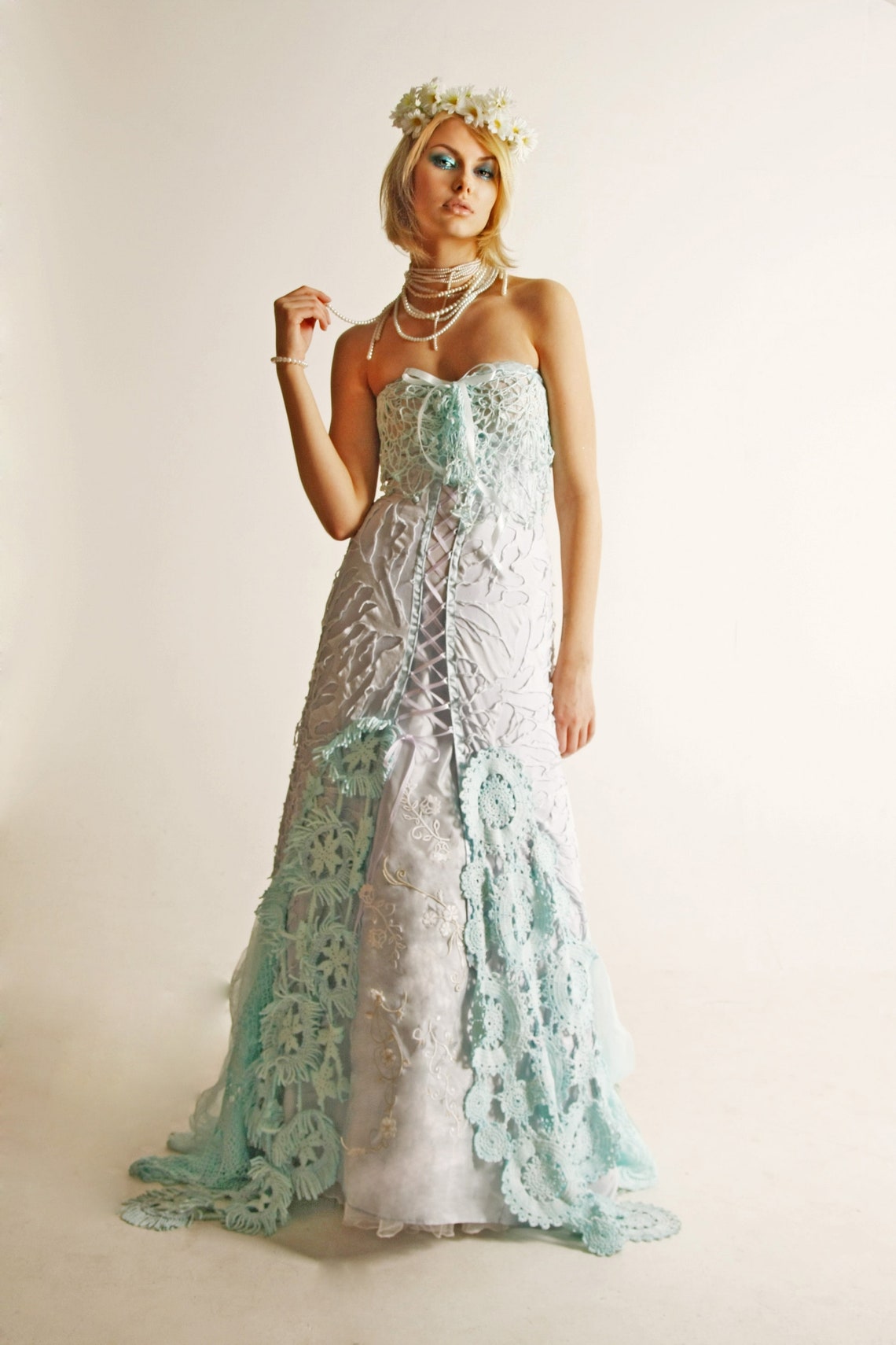 Pastel Water Nymph Undine Water Goddess Ethereal Fairy Antique - Etsy UK