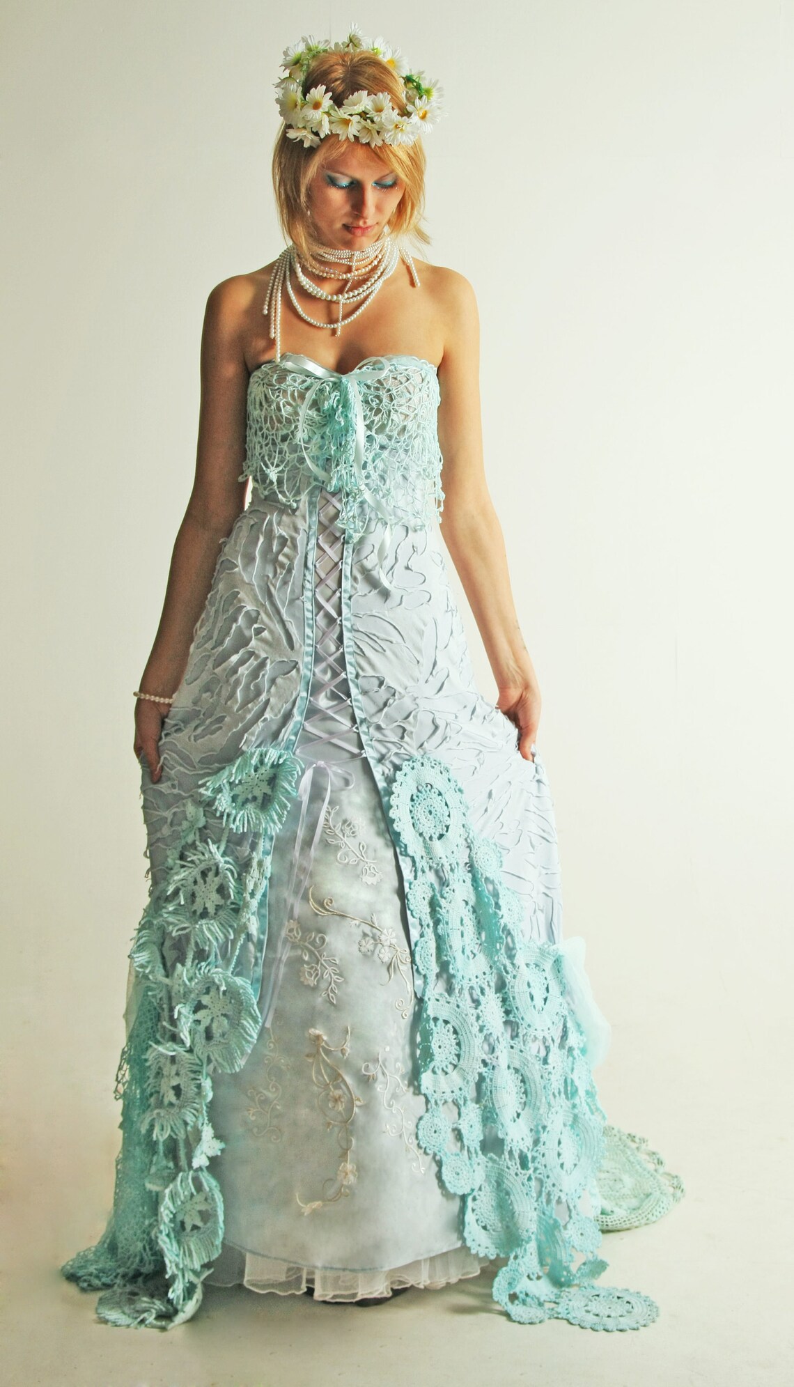 Pastel Water Nymph Undine Water Goddess Ethereal Fairy Antique - Etsy UK