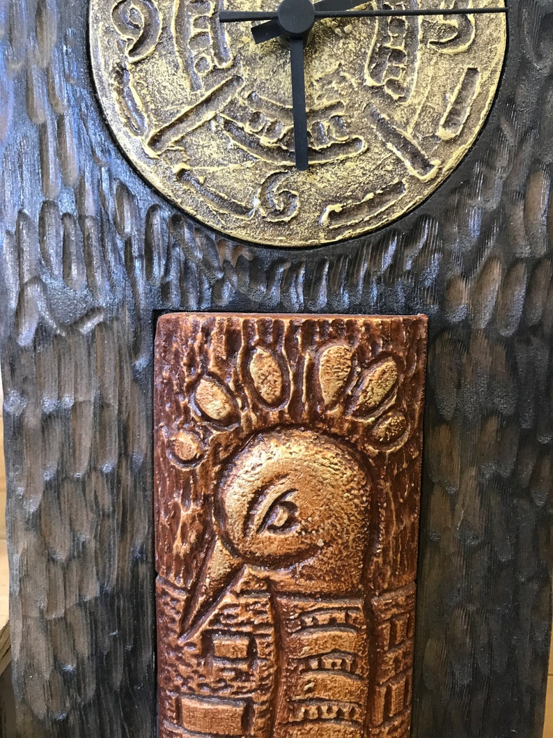 TOTEM Vertical Clock - Etsy