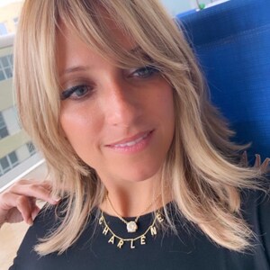 Dangling Letters Nedi Name Necklace With Clear Stones | Sterling Silver ...