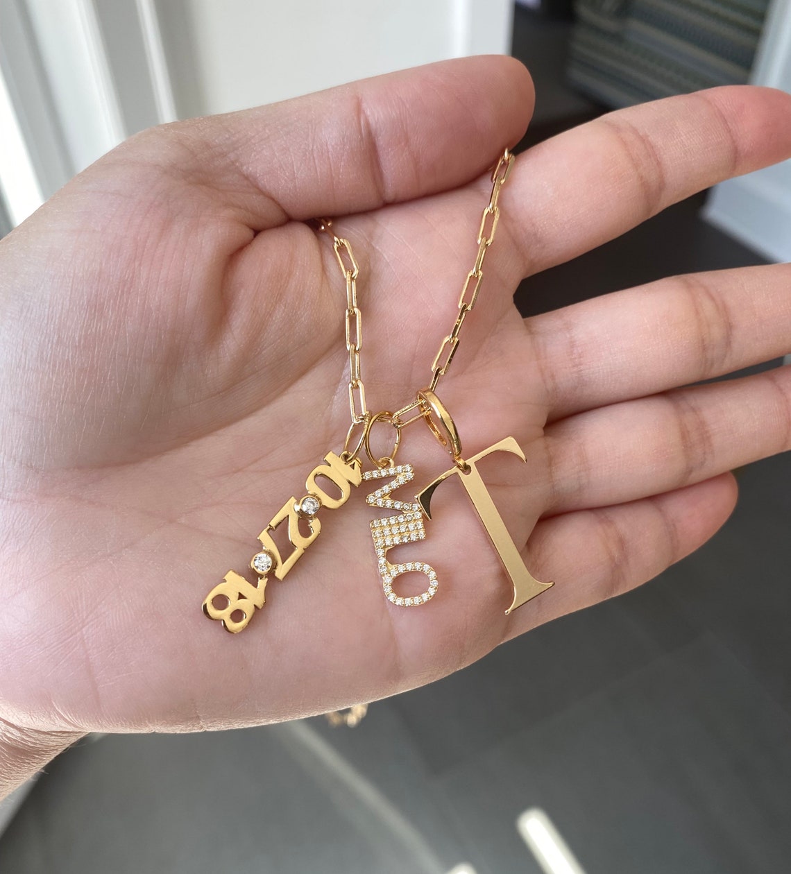 As Seen on Tara Moni. Personalized Pave Name Charms. Diamond Charms ...