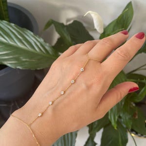 Sterling Silver Gold Plated Hand Chains | Evil Eye Hand Chain | Jewish ...
