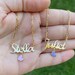 Personalized Juliet Script Name Necklace Sterling Silver 14K Gold ...