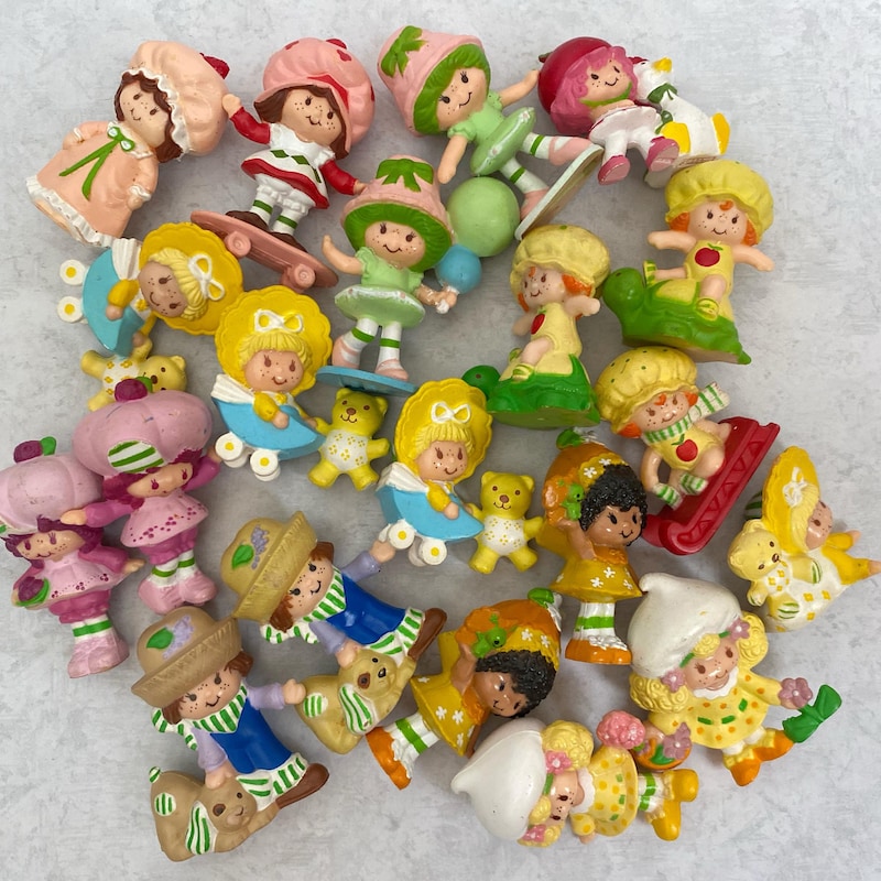 Strawberry Shortcake Figures - Etsy