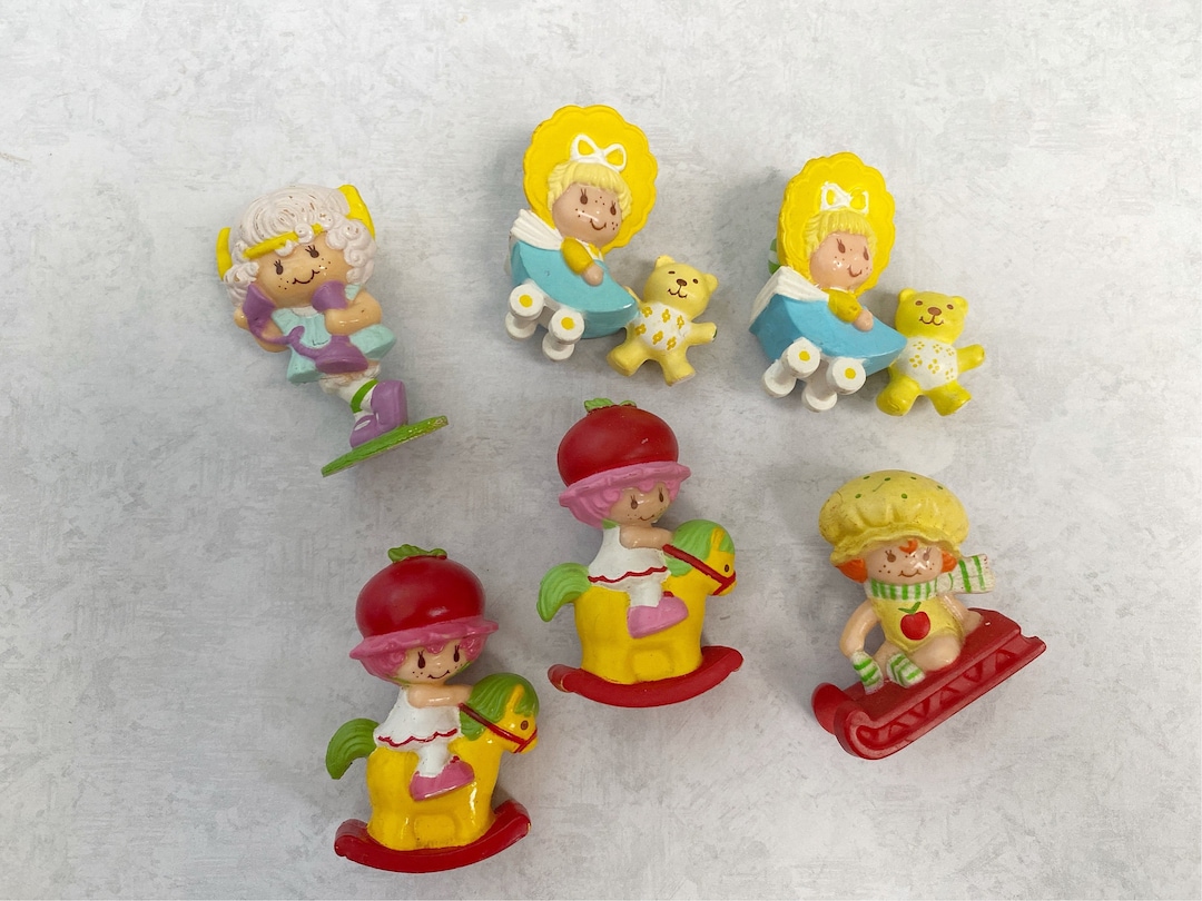 Strawberry Shortcake PVC Miniatures Figures, Vintage Strawberry ...