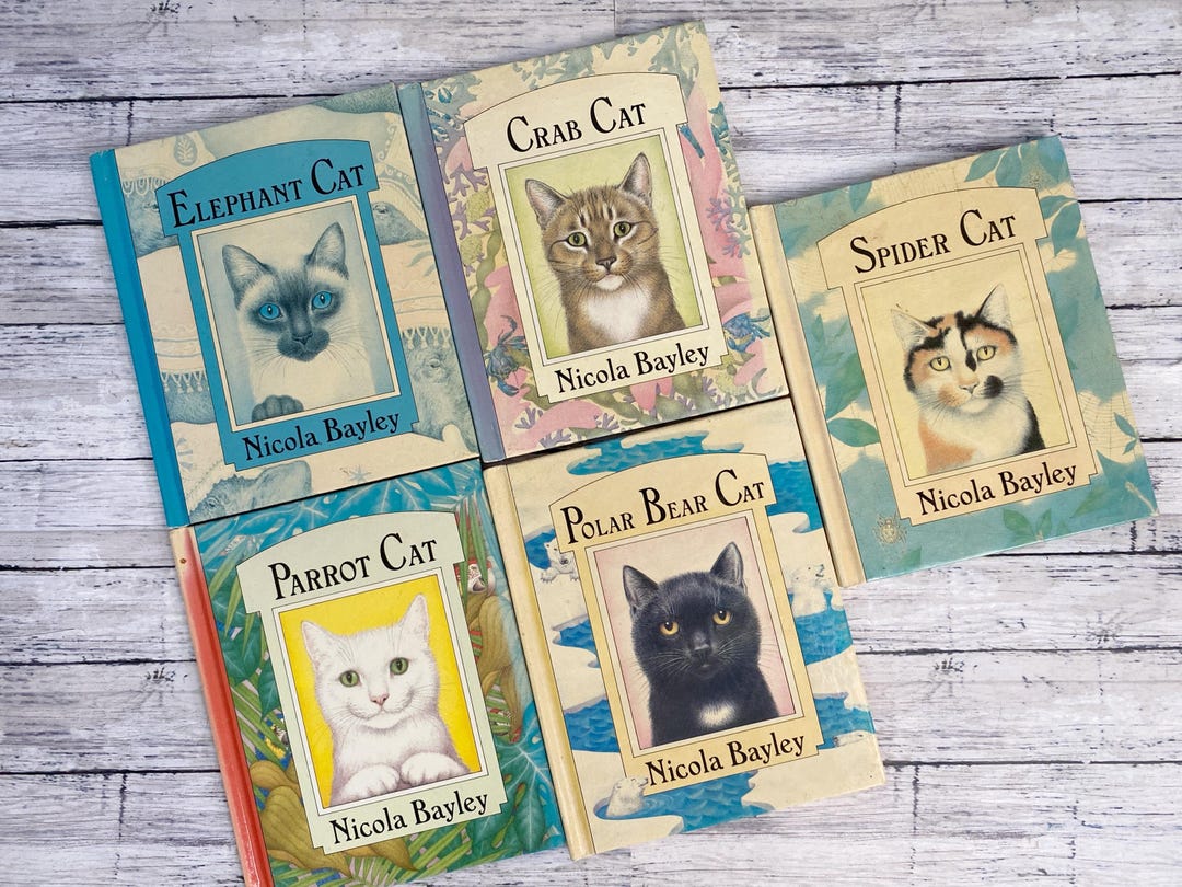 Nicola Bayley Copycats Series Cat Books, 1984 First Edition, Complete ...