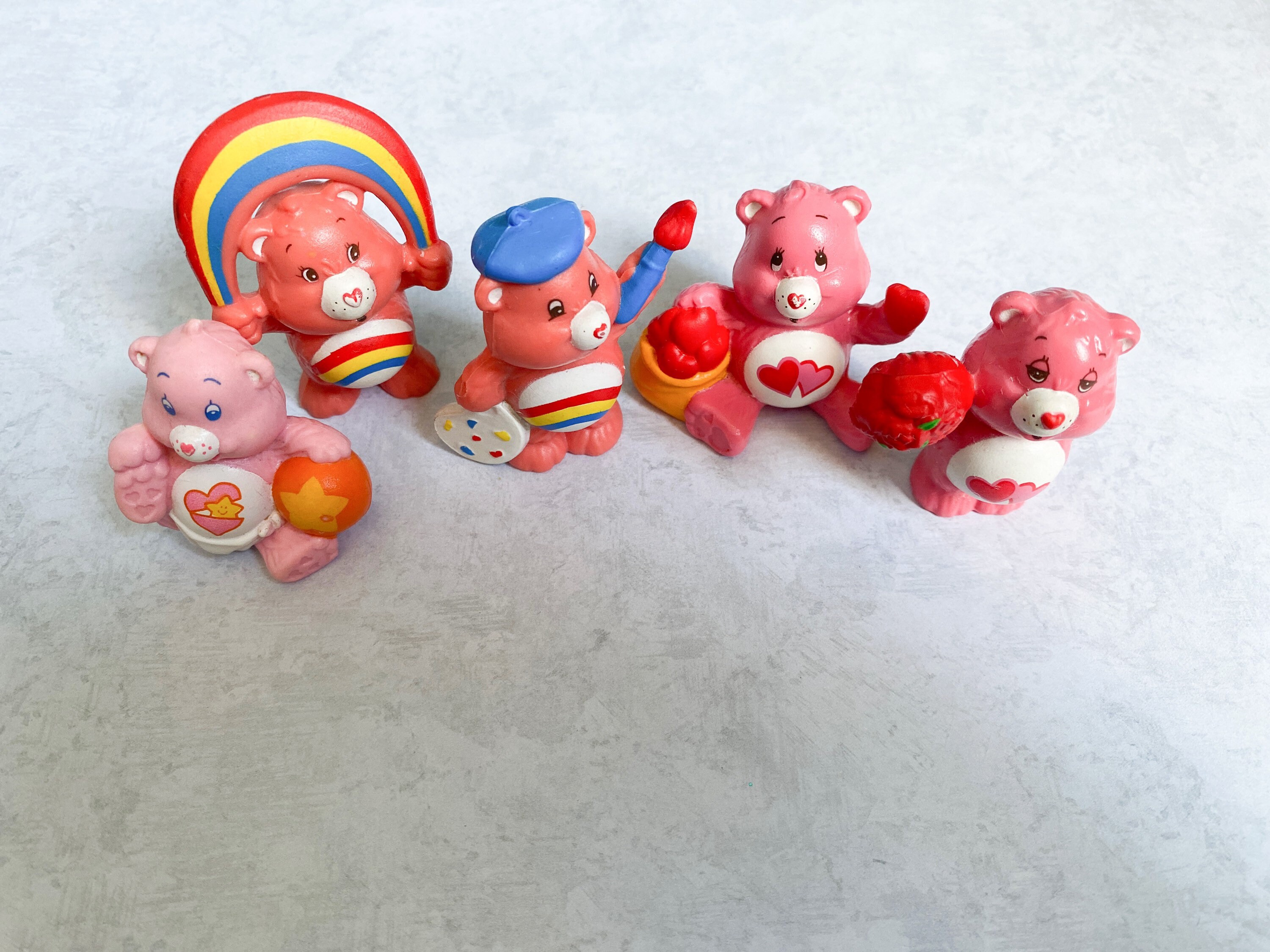 Care Bears Figures Vintage Care Bear PVC Figures Mini Care - Etsy Canada