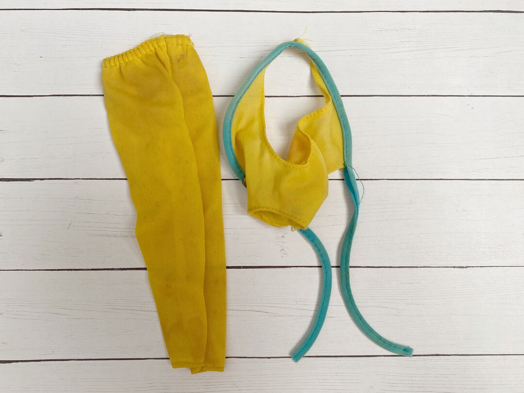 Barbie My First Barbie Clothes, 1980s Mattel My First Barbie Yellow ...