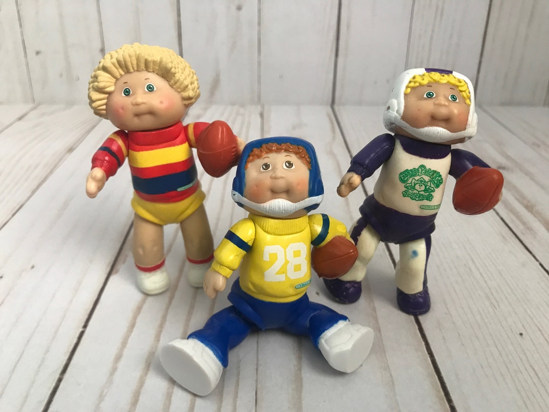Cabbage Patch Kids Posable PVC Figures, CPK Set of Three Figurines ...