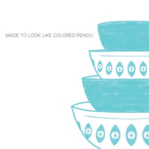 Vintage Pyrex Eyes Printable Wall Art, Pyrex Collection, Pyrex Art ...