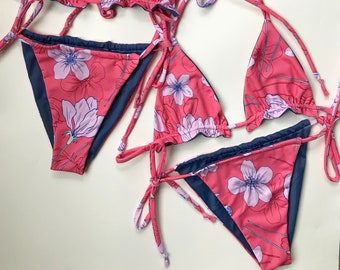 Tie String Bikini - Etsy