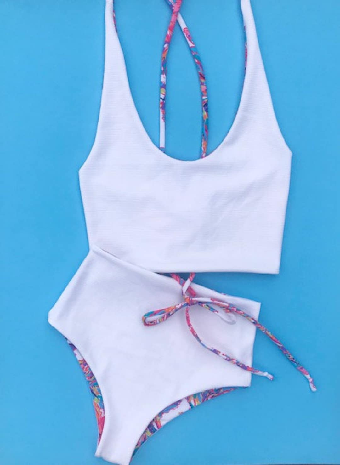 String Bikini / Bathing Suit Women / Womens Swimsuit / White - Etsy