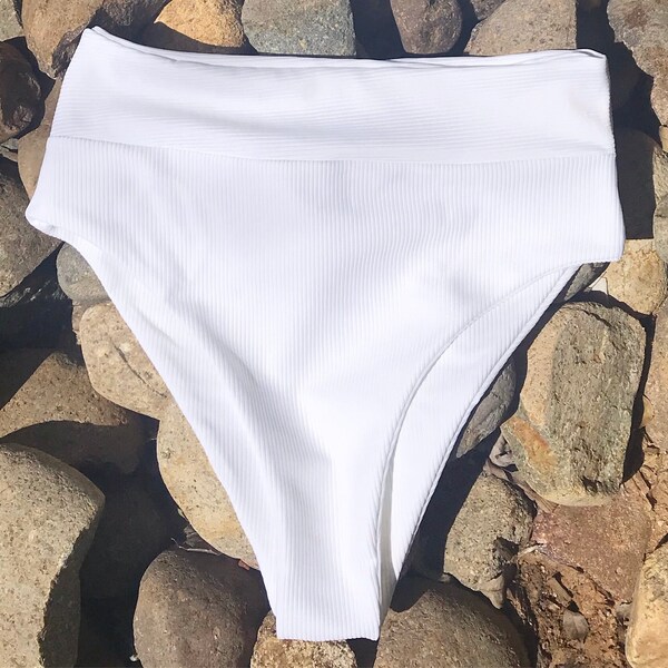 High Waisted Bikini Bottoms - Etsy