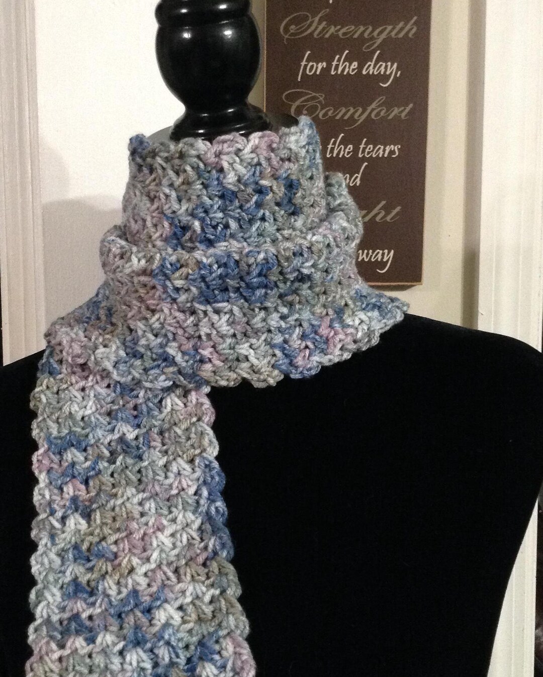 Handmade Crochet Scarf / Crochet Winter Scarf / Winter Scarf - Etsy