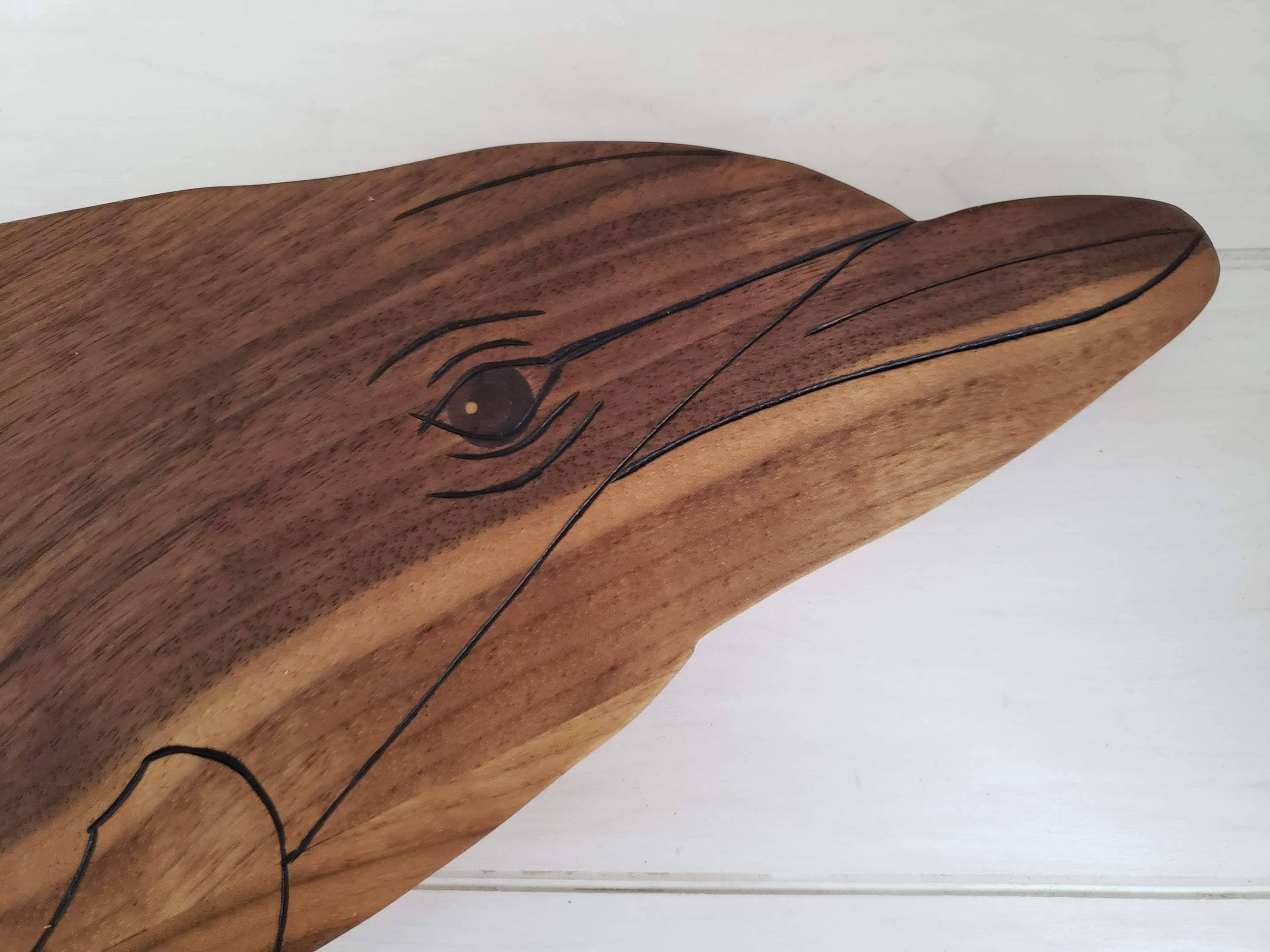 Dolphin Fish Serving Board Charcuterie Board Coastal Decor - Etsy