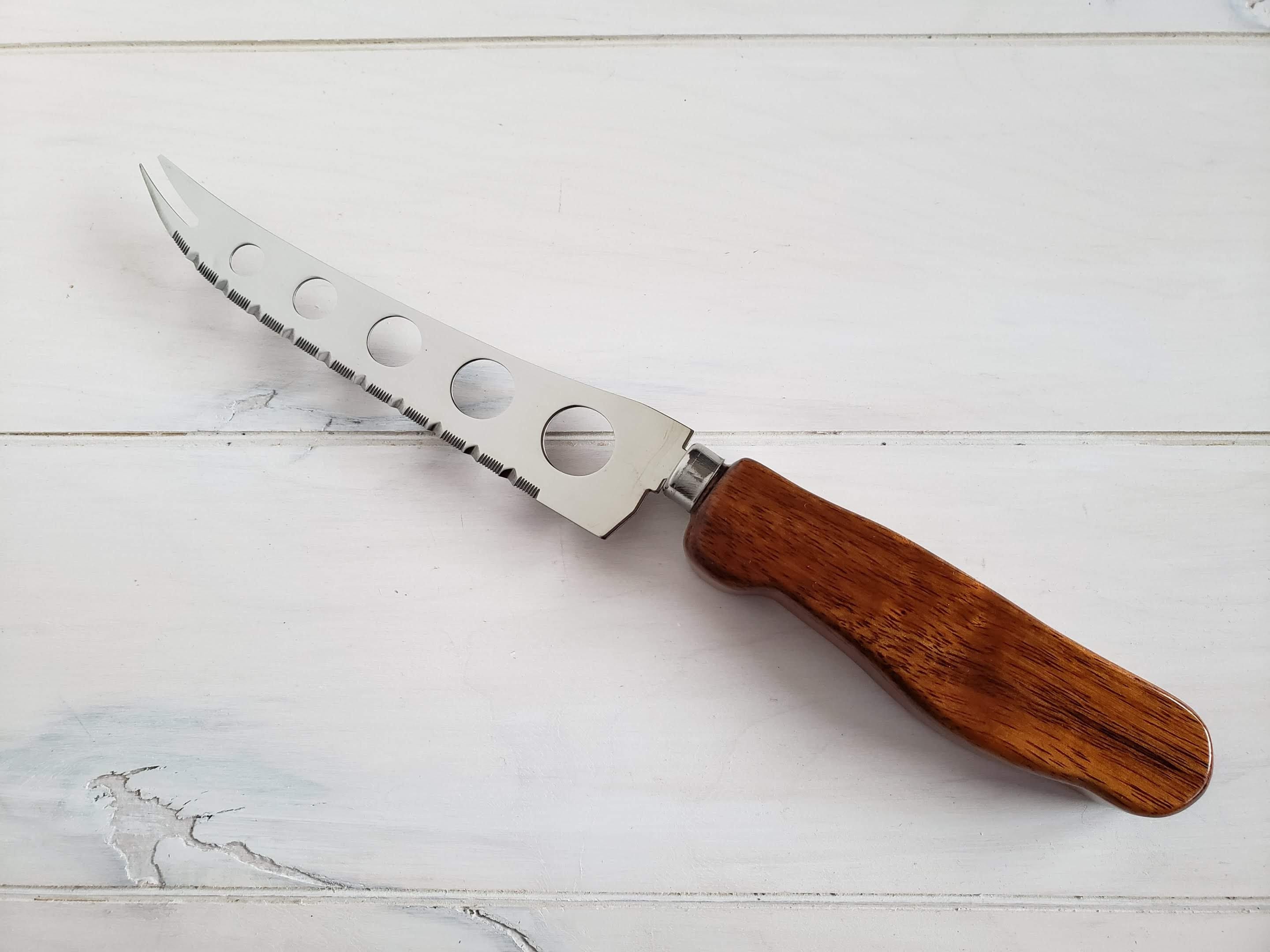 Cheese Knife Wood Handle Kitchen Knife Hawaiian Koa - Etsy Nederland
