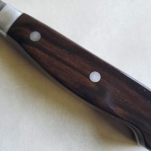 Serrated Bread Knife, Wood Handle Kitchen Cutlery, Chef Gift, Bolivian ...