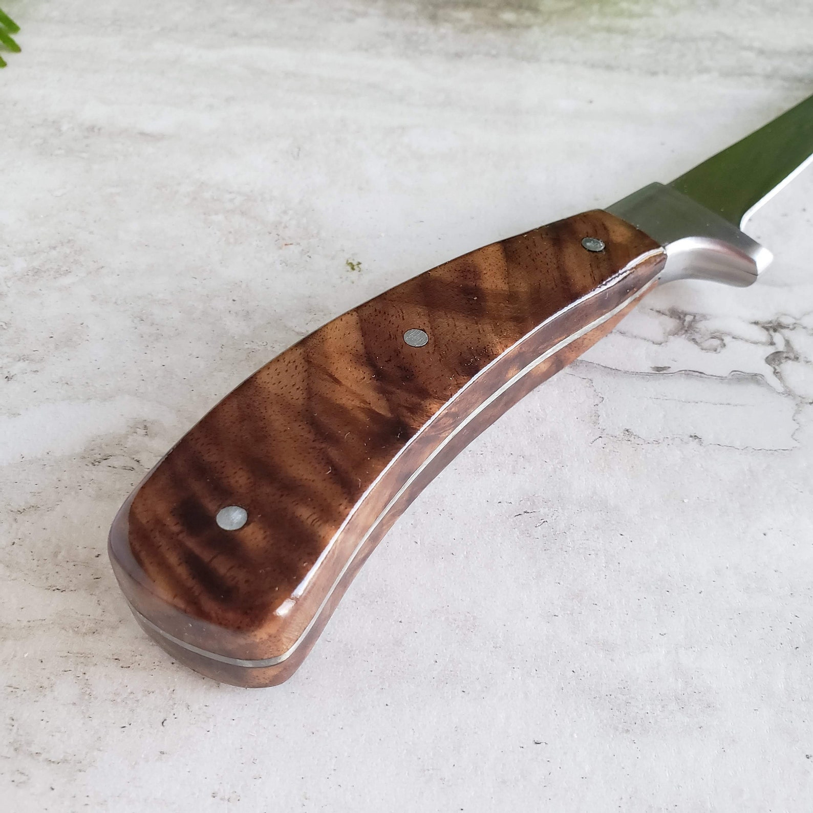 Fish Fillet Knife Custom Handled Exotic Wood Figured Walnut | Etsy