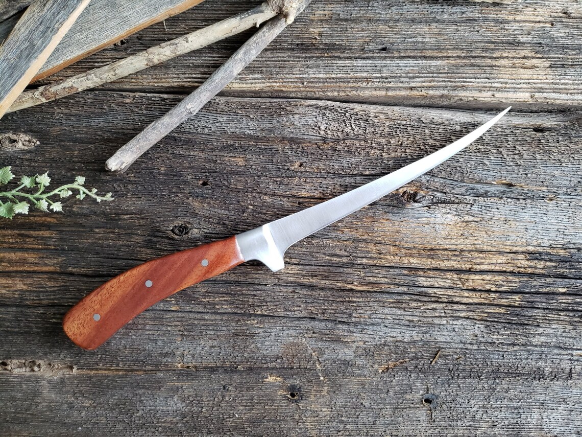 Fish Fillet Knife Exotic Wood Handle Custom South American - Etsy