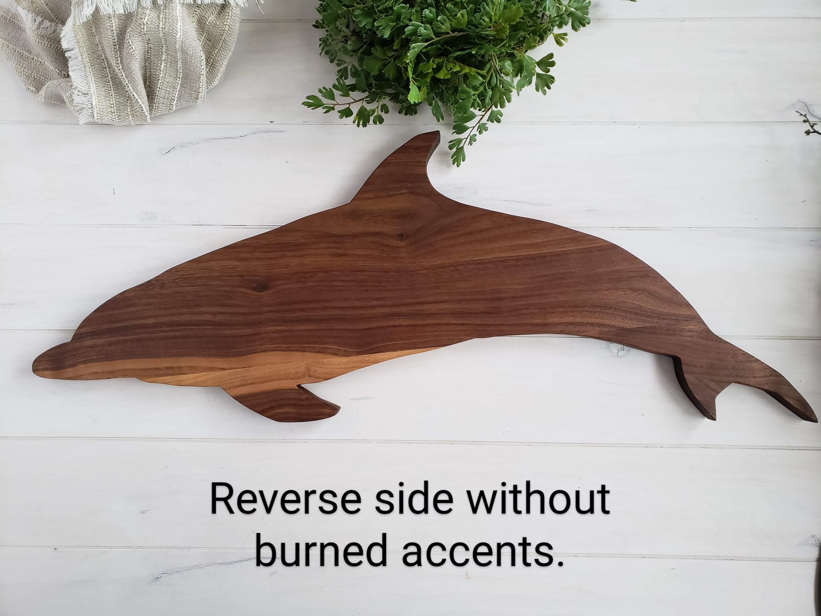 Dolphin Fish Serving Board Charcuterie Board Coastal Decor - Etsy