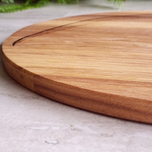 Round Wood Serving Board, 16 Inch Charcuterie Board With Tropical Parrot Decor - Etsy