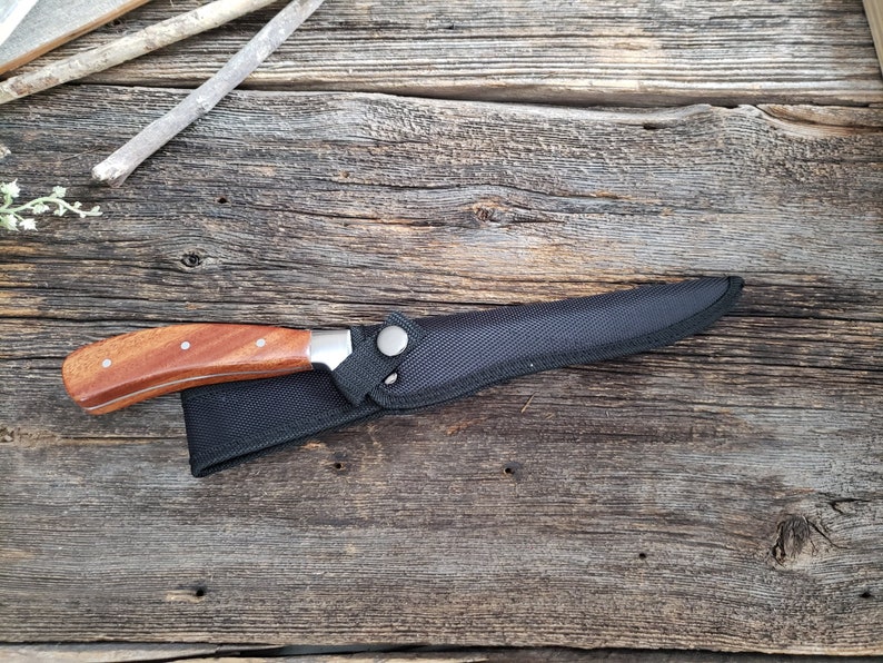 Fish Fillet Knife Exotic Wood Handle Custom South American - Etsy