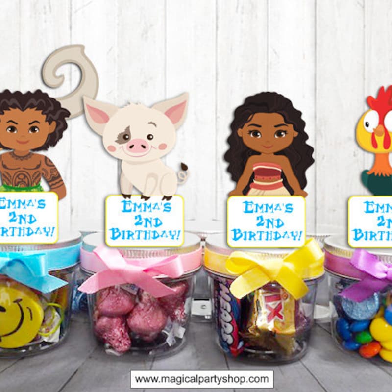 Moana Party Favors - Etsy