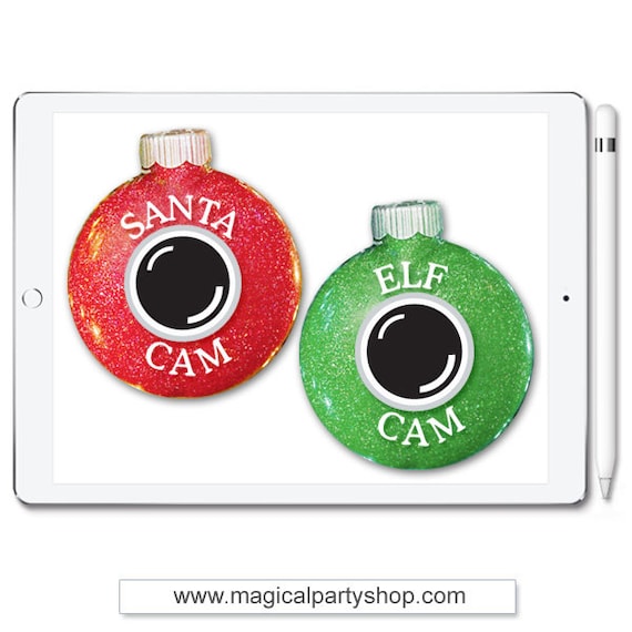 Santa Cam Elf Cam Digital File | Etsy