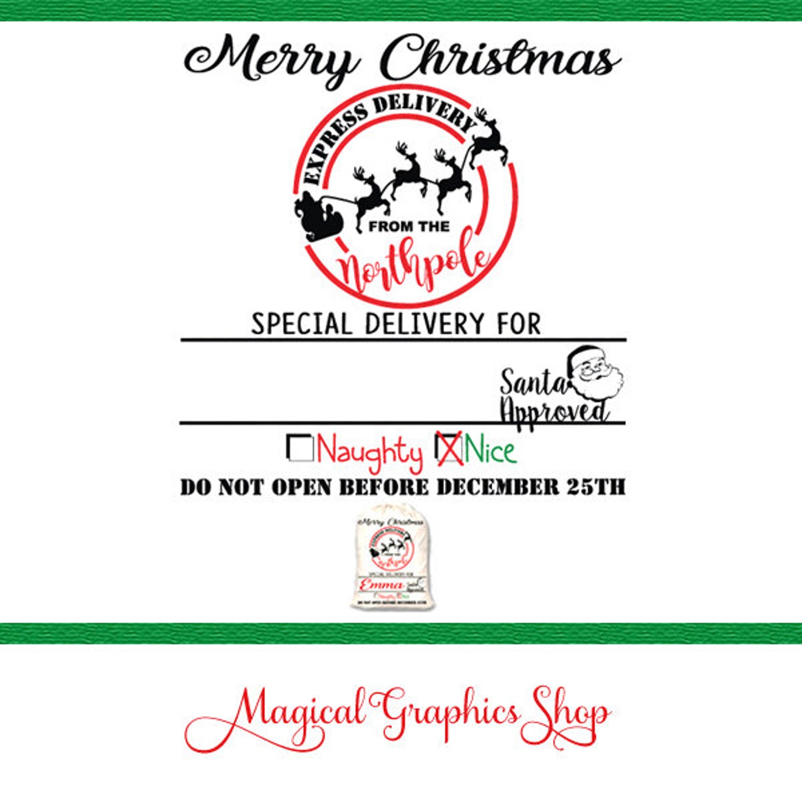Santa Sack Cut File, Christmas SVG, Santa SVG, Santa Sack Svg, Dxf ...