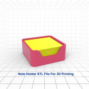 Note Holder 3D Printer File, Note Holder STL File, Paper Organizer, STL ...