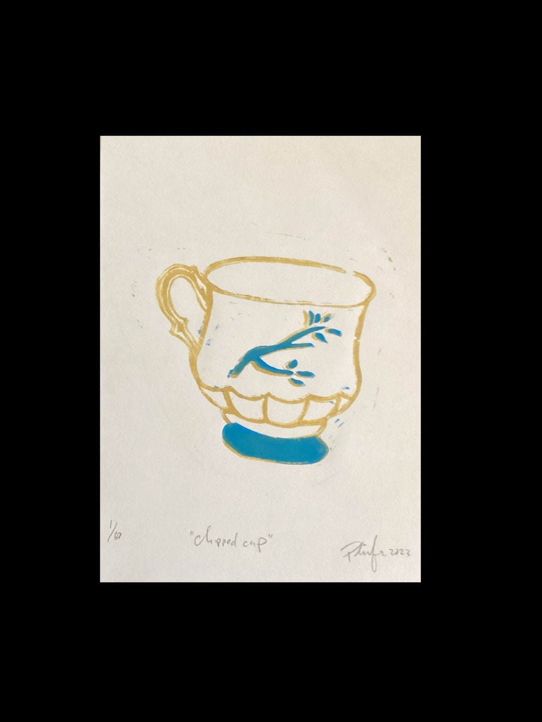 Chipped Cup - Etsy
