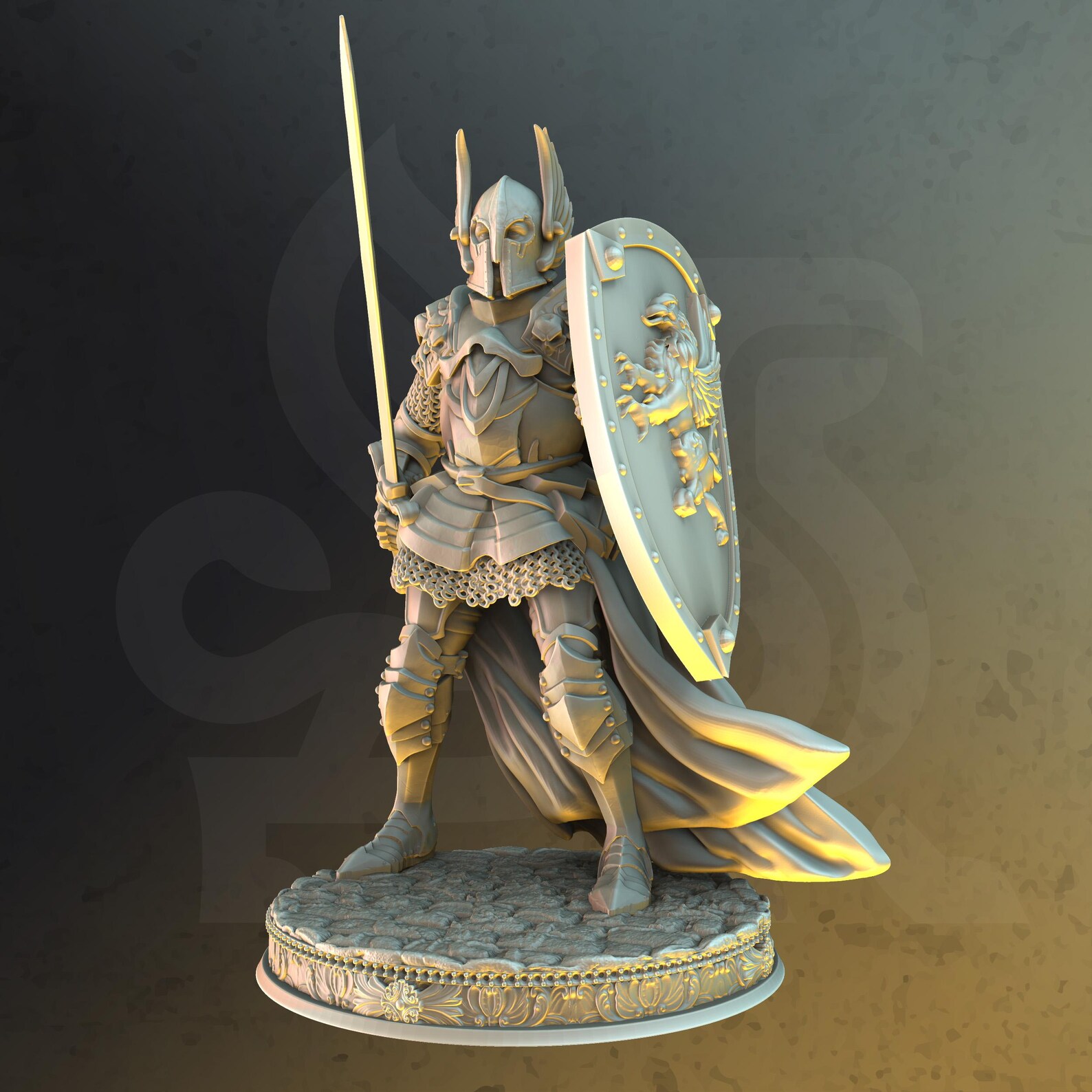 Sergeant Silus | 3D Printed | Dungeons and Dragons | Mini | Dnd ...