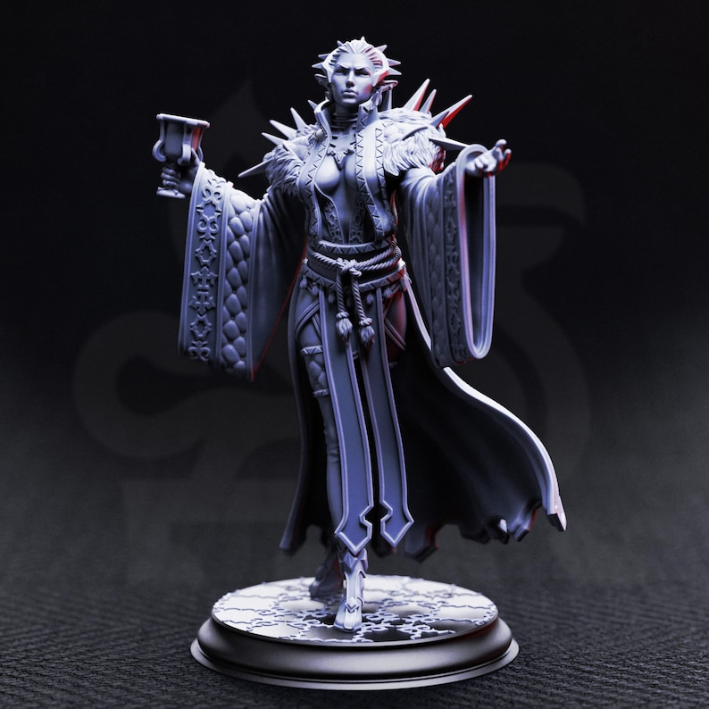 Baroness Noctra De Blanc – Vampire Noblewoman | 3D Printed | Dungeons ...