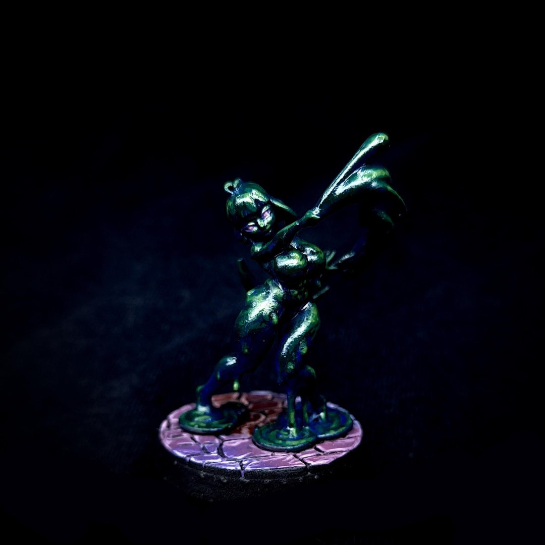 Whip Slime Painted Dungeons and Dragons Pinup Mini Dnd Miniature ...