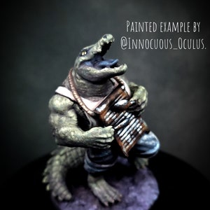 Gatorfolk | 3D Printed | Dungeons and Dragons | Fighter | Mini | Dnd ...