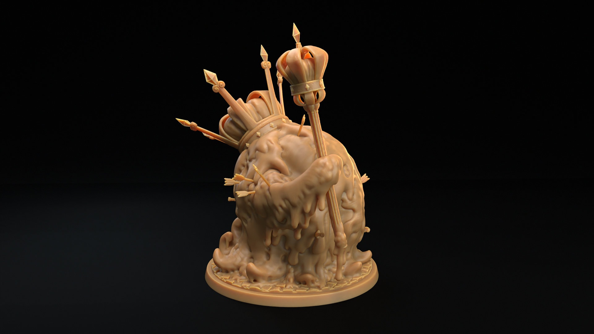 Ooze King | 3D Printed | Dungeons and Dragons | Mini | Dnd | Miniature ...