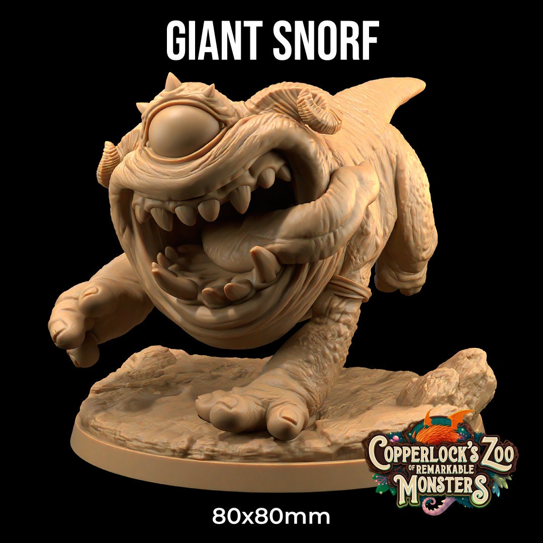 Giant Snorf | 3D Printed | Dungeons and Dragons | Monster | Mini | Dnd ...