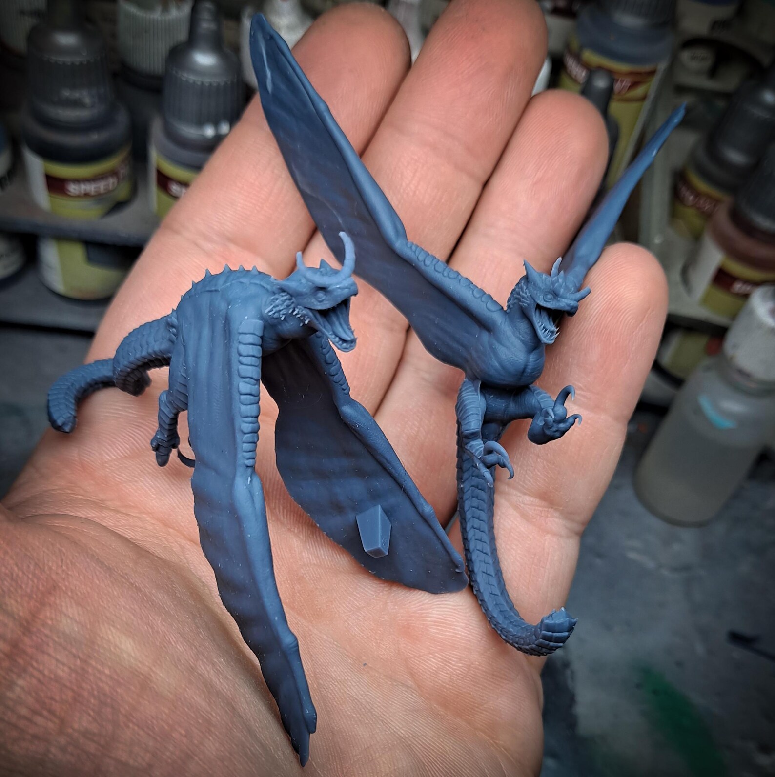 Moon Wyverns | 3D Printed | Dungeons and Dragons | Mini | Dnd ...
