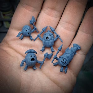 Kakamora Coconut Warriors | 3D Printed | Dungeons and Dragons | Cute ...