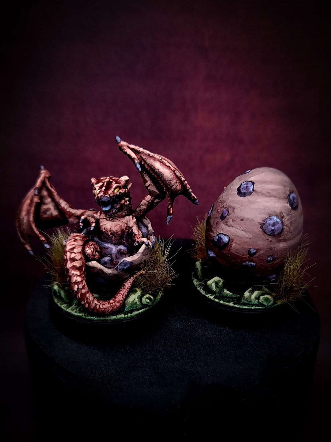 Dragon Egg and Hatchling | Painted | Dungeons and Dragons | Dragon ...
